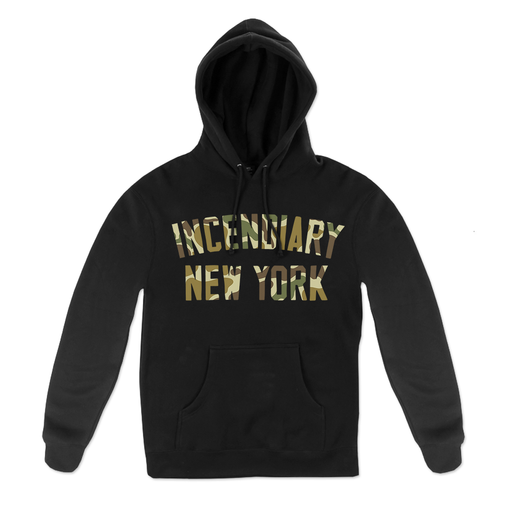 INCENDIARY DUCK CAMO ARCH PULL HOOD – allinmerch