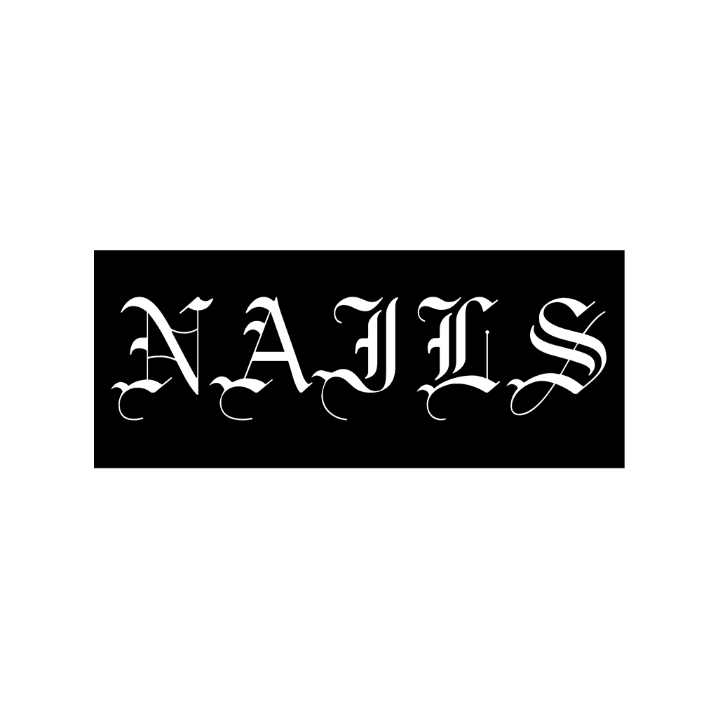 NAILS LOGO STICKER – allinmerch